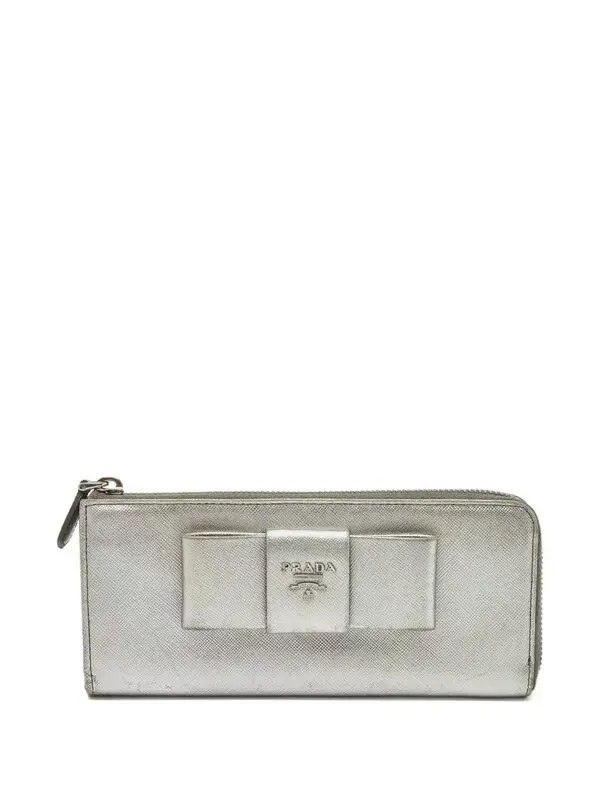 Prada Saffiano Bow Wallet