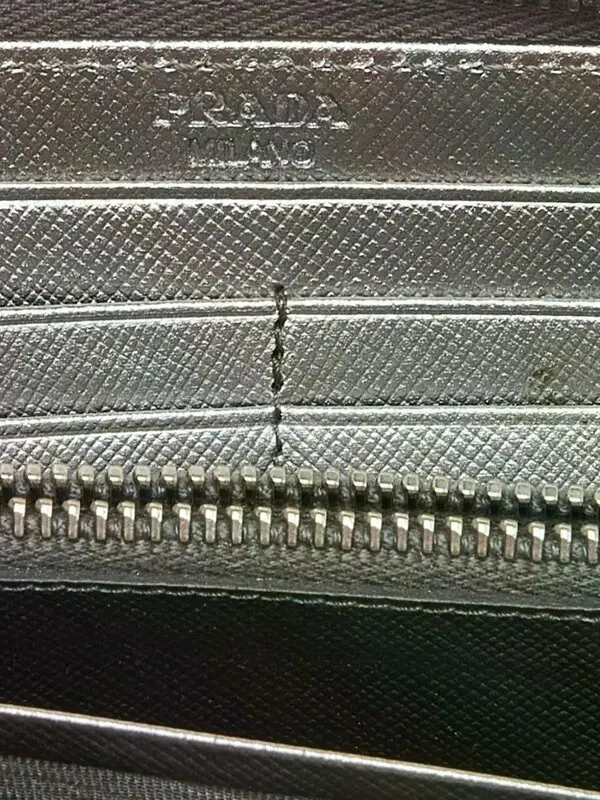 Prada Saffiano Bow Wallet
