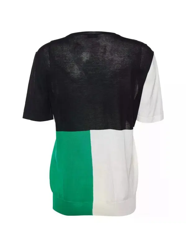 JOSEPH Cotton Colour-block T-shirt