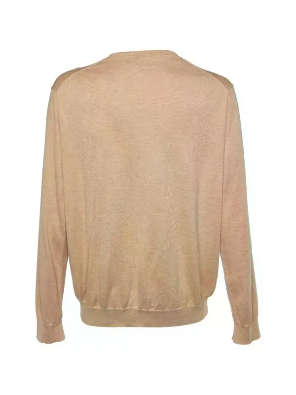 Polo Ralph Lauren Embroidered Logo Sweater - Neutrals
