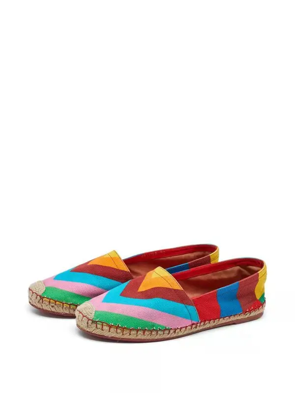 Valentino Garavani Chevron Print Espadrilles