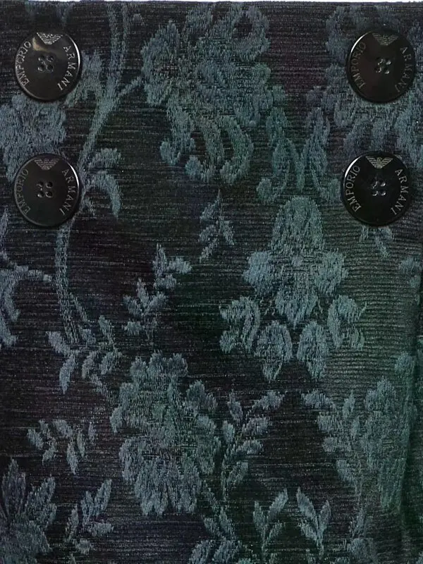 Emporio Armani Floral Pattern Midi Skirt