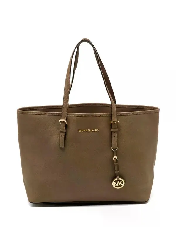 Michael Kors Large Saffiano Leather Tote Bag - Brown