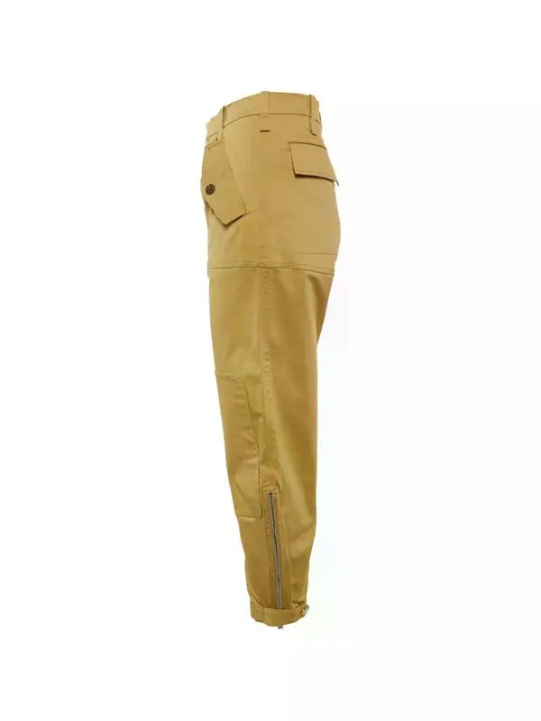 Chloé Gabardine Patch-detail Trousers