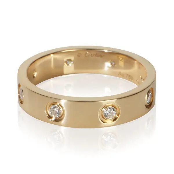 Cartier Yellow Gold Diamond Love Ring - Yellow_gold