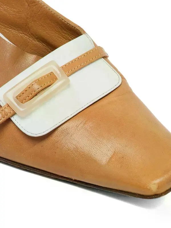 SERGIO ROSSI Slingback Pumps With Buckle Detail