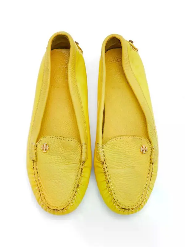 Tory Burch Patent Leather Logo Loafers