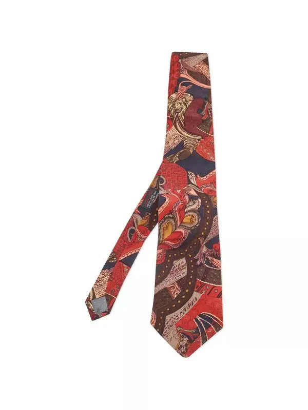 Gianfranco Ferre Silk Paisley Print Tie