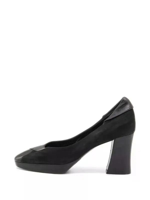 Celine Block Heel Pumps - Black