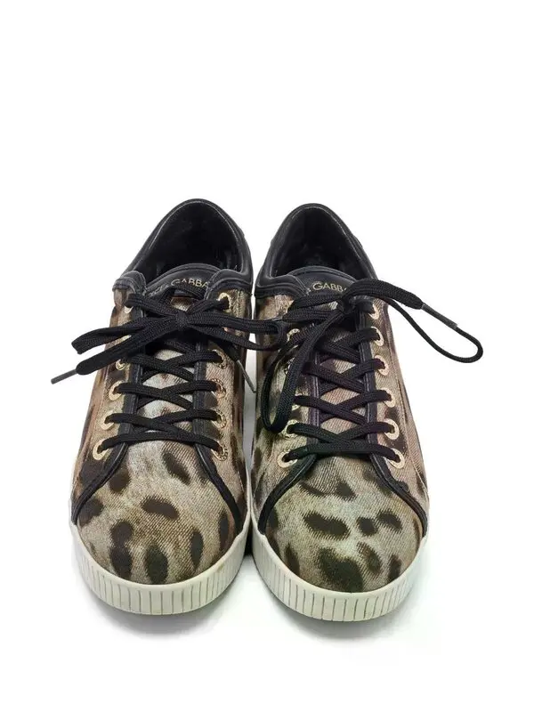 Dolce & Gabbana Leopard-print Platform Sneakers