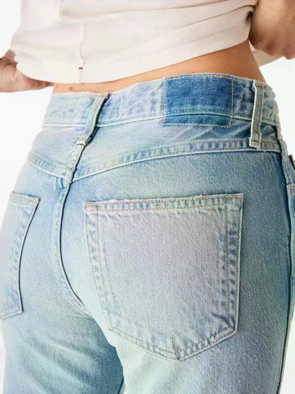 AMO 143 Faded-effect Denim Jeans