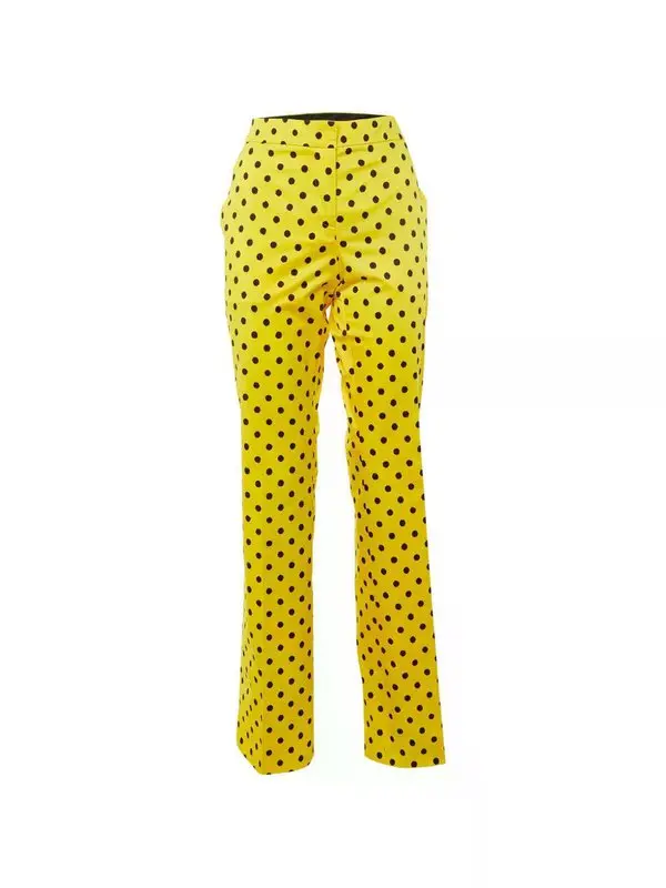 Moschino Polka Dot Straight-fit Trousers