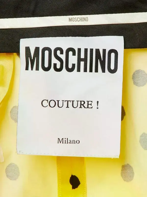 Moschino Polka Dot Straight-fit Trousers
