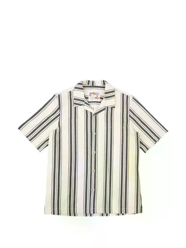 Naked & Famous Denim Aloha Button-down Cotton Shirt - Neutrals