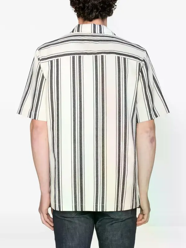 Naked & Famous Denim Aloha Button-down Cotton Shirt