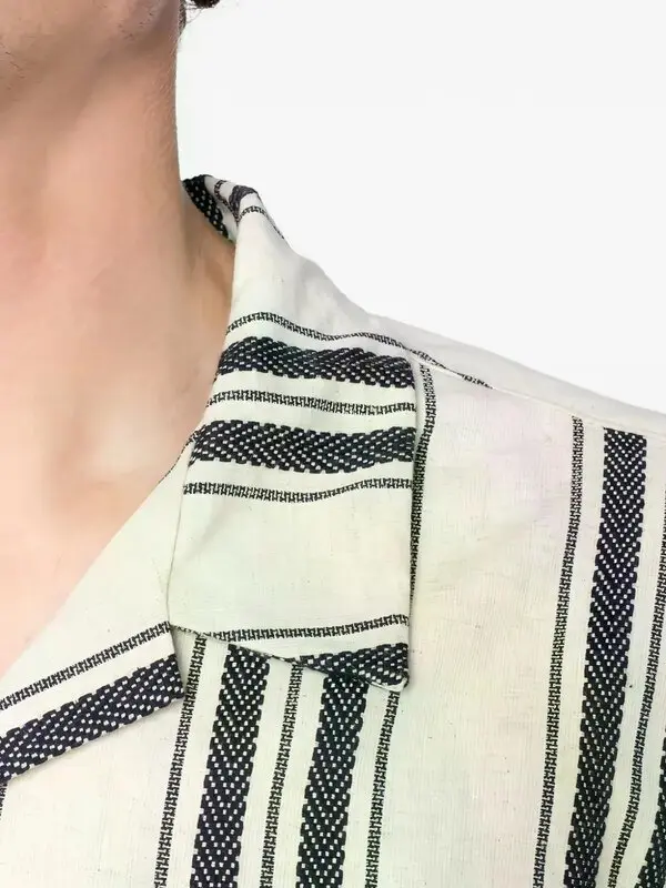 Naked & Famous Denim Aloha Button-down Cotton Shirt