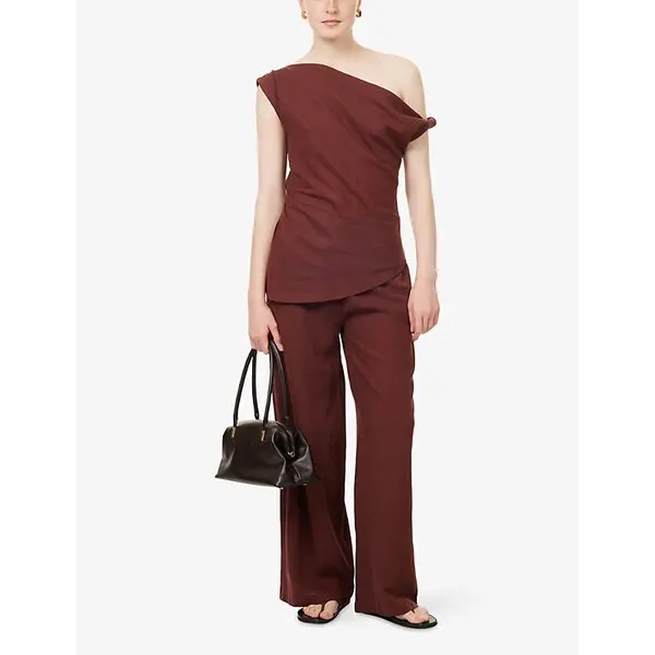 TALA Soft Drawstring Linen Trousers