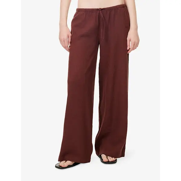 TALA Soft Drawstring Linen Trousers