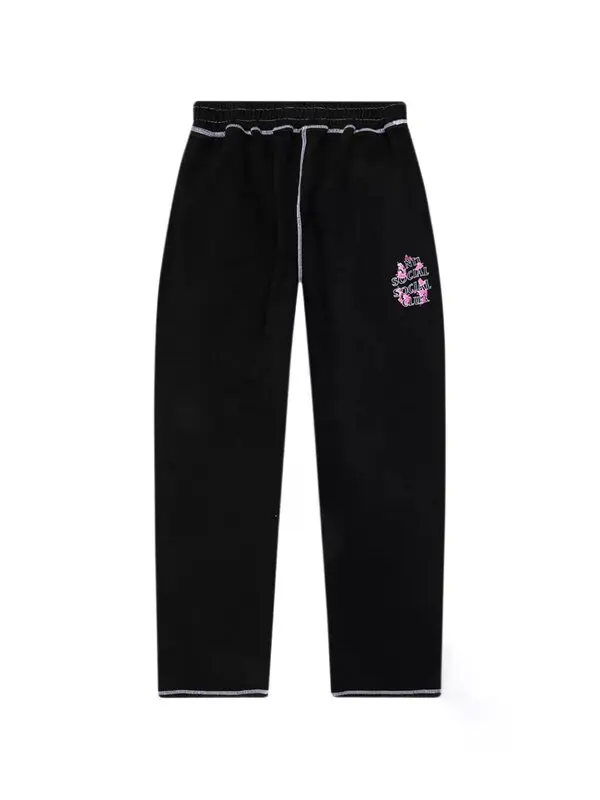 ANTI SOCIAL SOCIAL CLUB Contrast-stitch Track Pants - Black