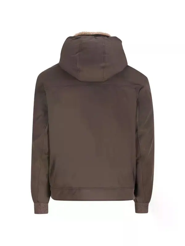 Brunello Cucinelli Shearling-collar Hooded Jacket
