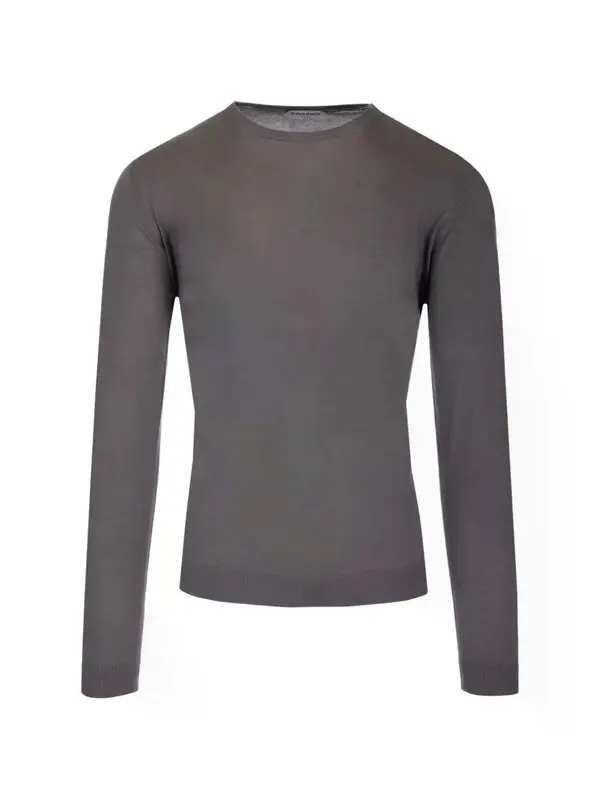 AL DUCA D’AOSTA 1902 Crew-neck Long-sleeve T-shirt - Grey