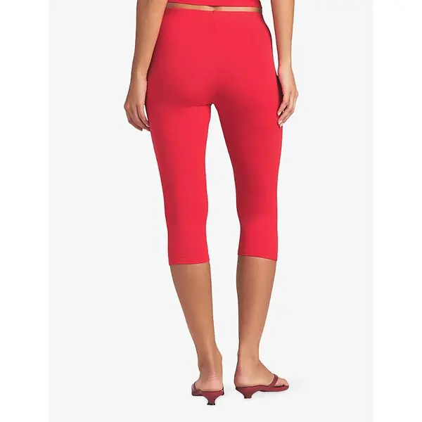 SKIMS Stretch-modal Cropped Trousers