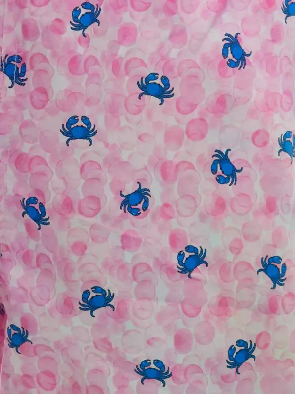MC2 SAINT BARTH Crab Print Swim Shorts