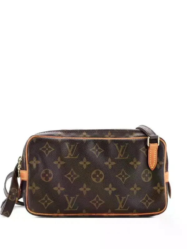 LOUIS VUITTON Monogram Canvas Pochette Marly Bandouliere Bag - Brown