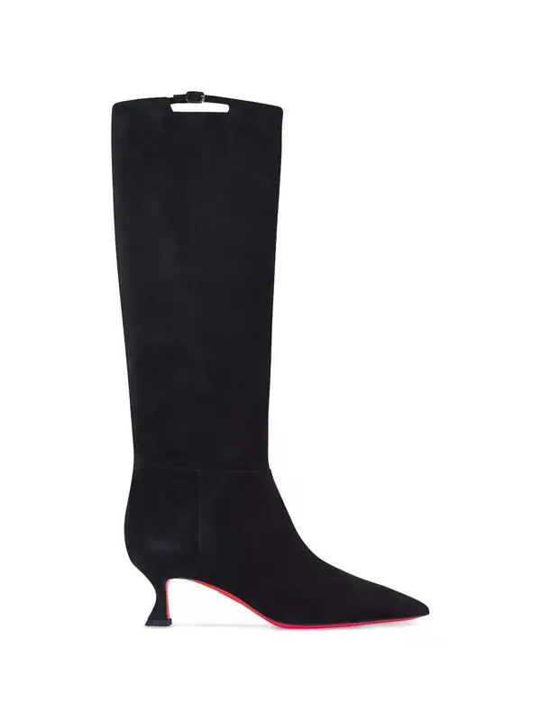 Santoni Pointed-toe Buckled Boots
