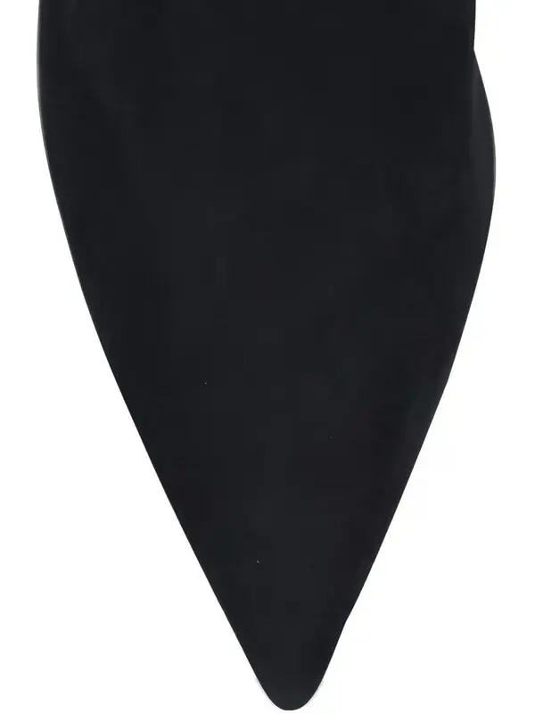 Santoni Pointed-toe Buckled Boots