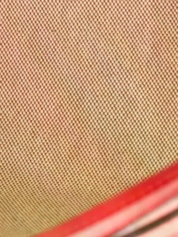 Hermès Herbag Zip Berline 31 Shoulder Bag In Vache Canvas And Leather - Red
