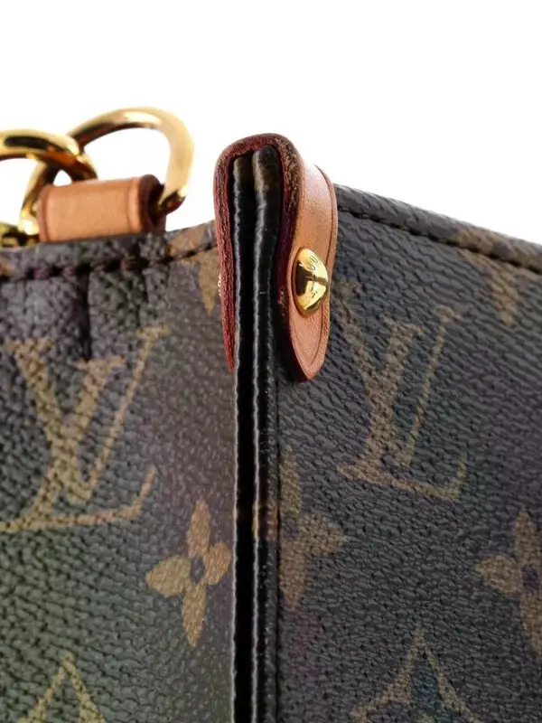 LOUIS VUITTON Sac Plat Nm Monogram Canvas Bag