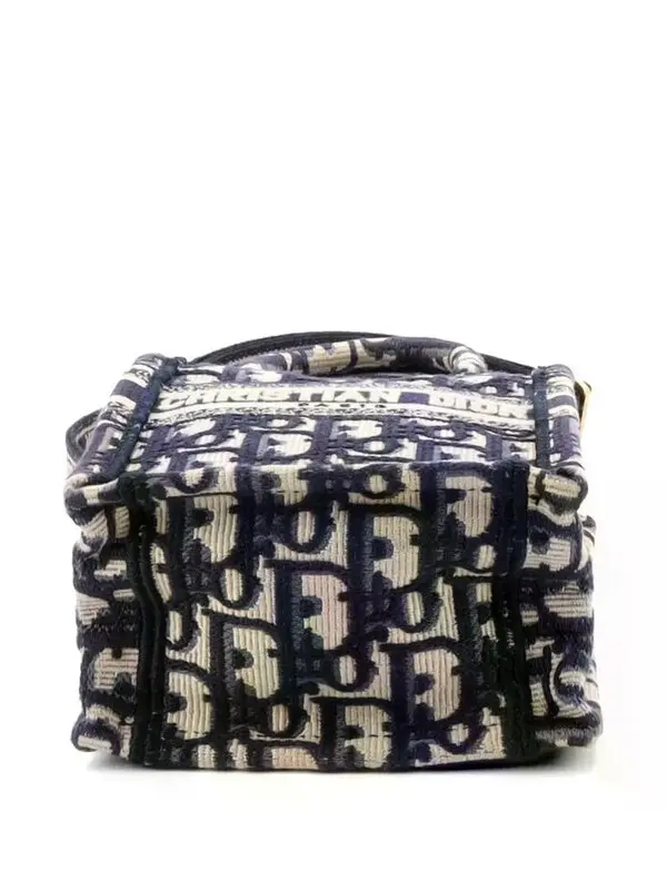 Dior Book Tote Phone Bag Oblique Canvas Mini Crossbody Bag - Blue
