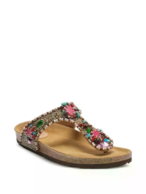 Malìparmi Bead-embellished Sandals