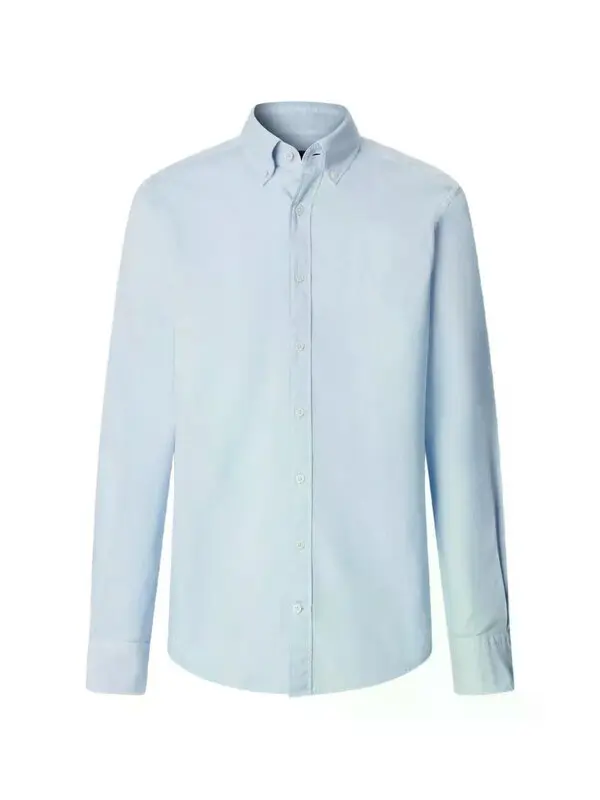 HACKETT LONDON Brompton Button-down Collar Garment-dyed Shirt