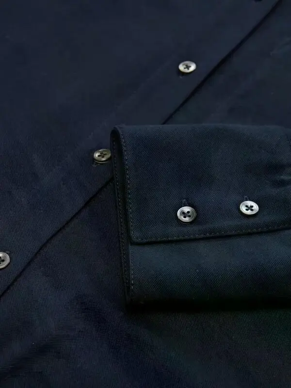 CIRCOLO 1901 Navy Button-up Midi Dress