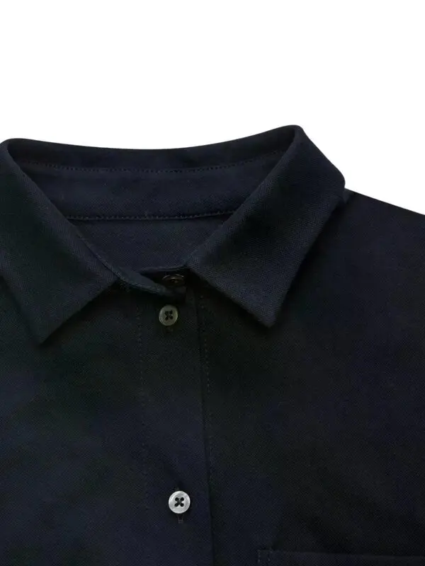 CIRCOLO 1901 Navy Button-up Midi Dress