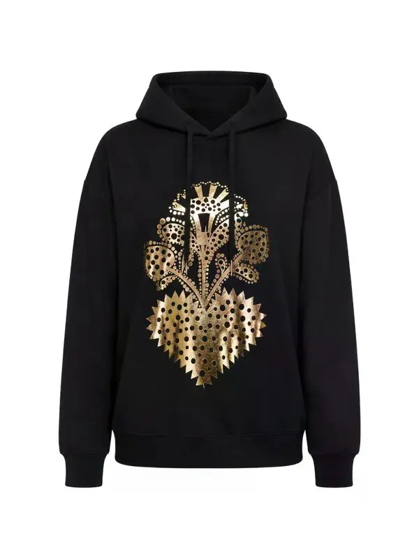 Cynthia Rowley Heart Of Gold Hoodie - Black