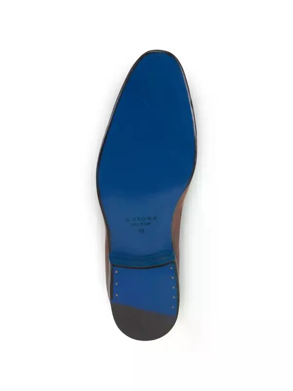 G. BROWN SHOES G. Pesaro Almond-toe Loafers