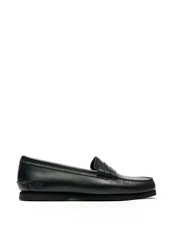 Timberland Logo-embossed Penny Loafers - Black