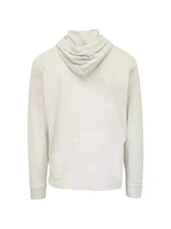 Faherty Brand Stripe Detail Drawstring Hoodie