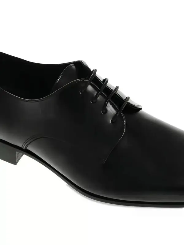 Corneliani Brushed Leather Derby Shoes
