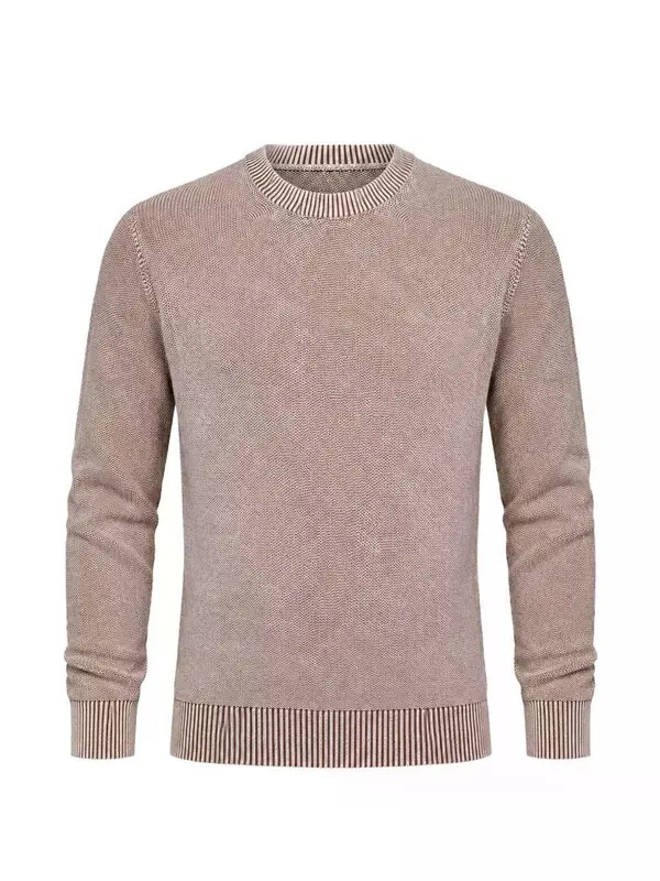 MOORER Orvieto Jacquard-weave Sweater - Neutrals
