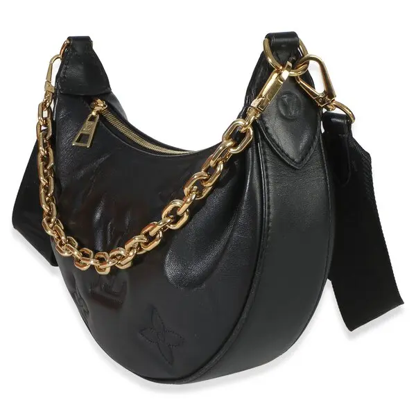 LOUIS VUITTON Calfskin Bubblegram Over The Moon Shoulder Bag