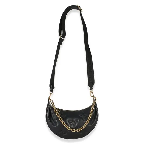 LOUIS VUITTON Calfskin Bubblegram Over The Moon Shoulder Bag