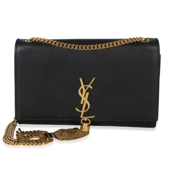Saint Laurent Kate Tassel Shoulder Bag - Black