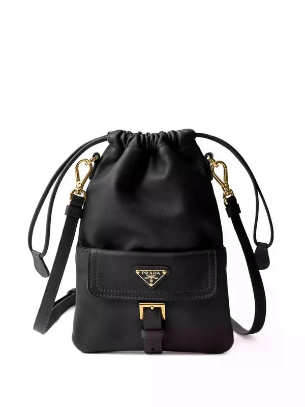 Prada Nappa Leather Pouch - Black
