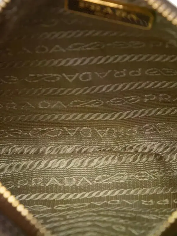 Prada Canapa Wristlet Clutch Bag