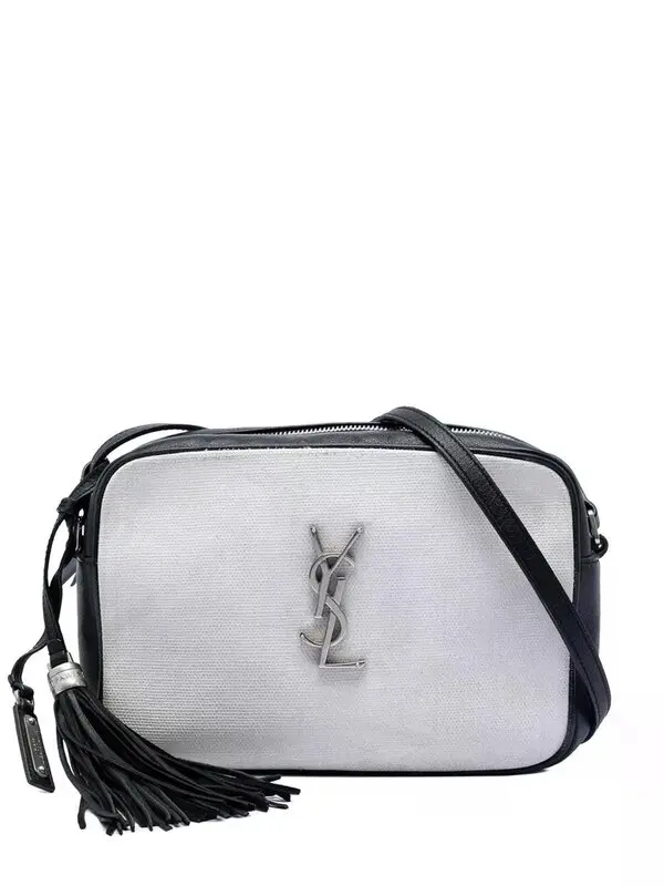 Saint Laurent Monogram Lou Camera Bag - White