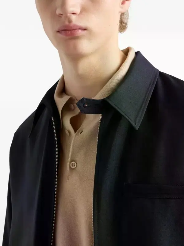 Prada Mohair Wool Blouson Jacket